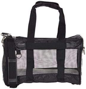 sherpa® original deluxe™ airline approved pet carrier, medium, black