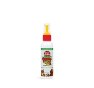 ultra-bitter training aid spray – chewing, biting, licking deterrent for dogs, cats, horses, rabbits, ferrets, birds - safe for pet’s skin – can also protect garden from deer and pests (4 fl oz.)