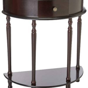 Frenchi Home Furnishing End Table/Side Table, Espresso Finish