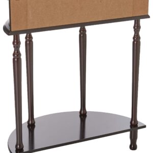 Frenchi Home Furnishing End Table/Side Table, Espresso Finish