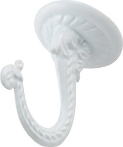 ook 50330 jumbo swag hook with hardware, white