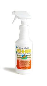 pet pee be gone citrus vanilla spray, 32 oz.