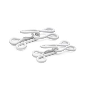 Dritz Hooks and Eyes, Size 1 and 2, White, 20 Count Hooks & Eyes