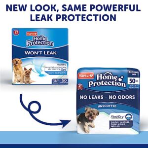 Hartz Home Protection Unscented Odor Eliminating Gel Dog Pads - 50 Count