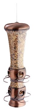 Perky-Pet 112-4 Select-A-Bird Tube Feeder with Metal Finish