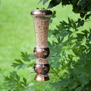 Perky-Pet 112-4 Select-A-Bird Tube Feeder with Metal Finish