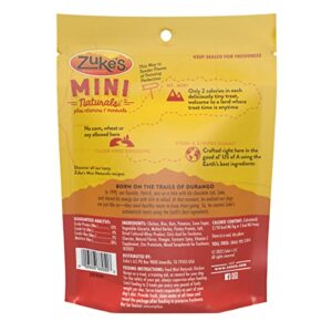 Zuke’s Mini Naturals Soft Dog Treats for Training, Soft and Chewy Dog Training Treats with Chicken Recipe