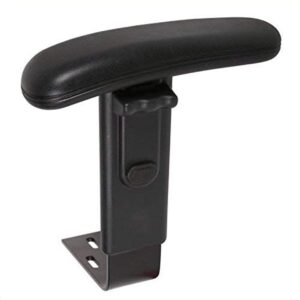 boss office products boss adjustable chair arm kit, black