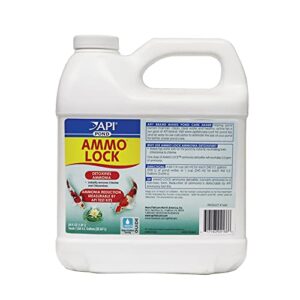 api pond ammo-lock ammonia detoxifier for pond water 64-ounce bottle