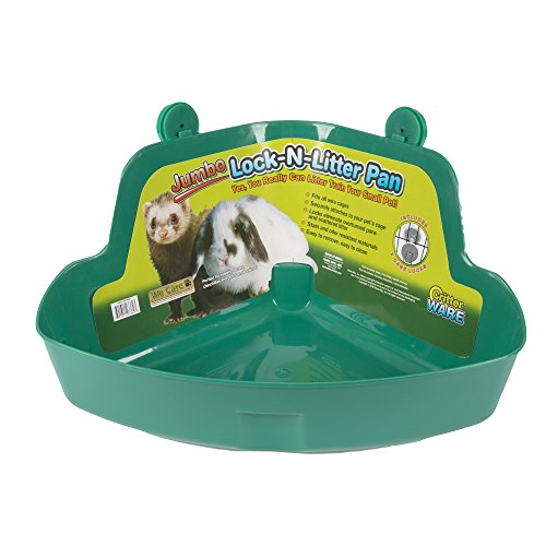 Ware Manufacturing Plastic Lock-N-Litter Bigger Pan for Small Pets, Jumbo - Colors May Vary