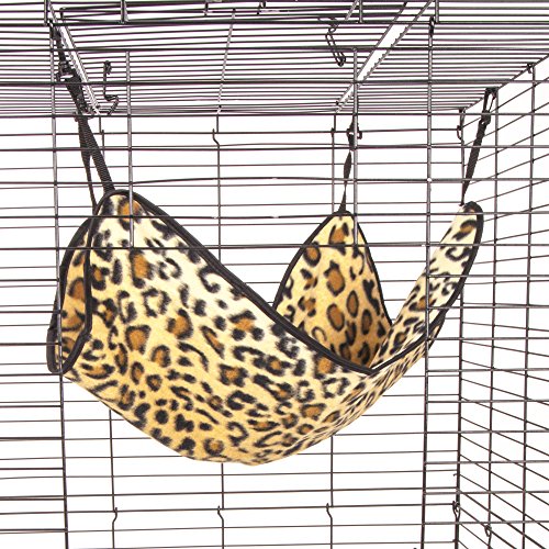 Ware Manufacturing Jumbo Fleece Hang-N-Hammock for Small Pets - Colors May Vary