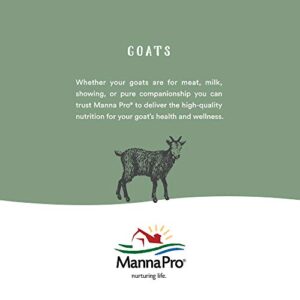 Manna Pro 1000327 Medicated Dewormer, 6-Pounds Positive Pellet Goat, 6 Pound