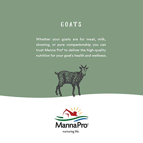 Manna Pro 1000327 Medicated Dewormer, 6-Pounds Positive Pellet Goat, 6 Pound