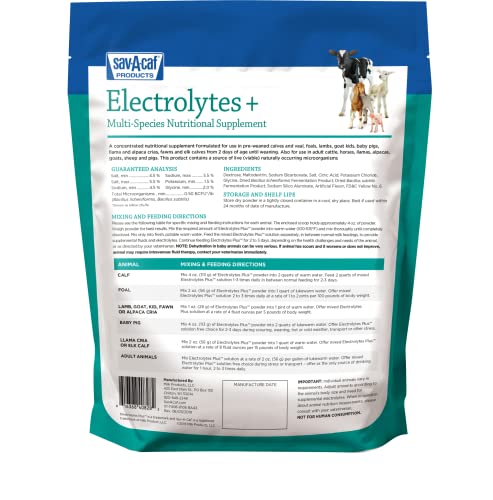 Milk & Co. 633132 Electrolytes Plus Multi-Species Supplement, 6 lb