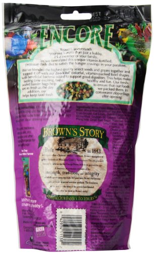 F.M. Brown'S Encore Premium Parakeet Bird Food, 1-Pound