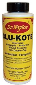 dr. naylor blu-kote dauber (4 oz.) - fast drying antiseptic wound dressing