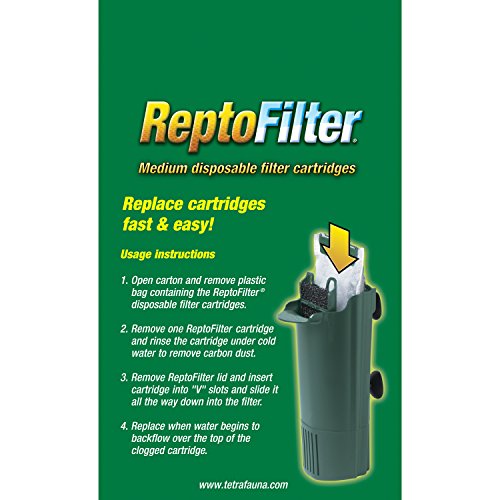 Tetra ReptoFilter Cartridges - Medium 3 pack, green (25845)