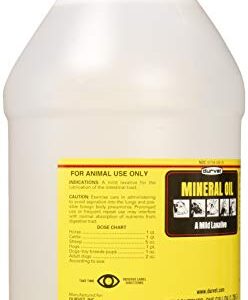 Durvet, Mild Laxative Mineral Oil, 1Gallon/3.785L