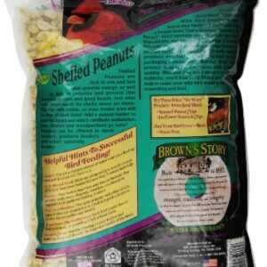 F.M. Brown'S Song Blend Premium Shelled Peanuts For Pets, 3-Pound, White