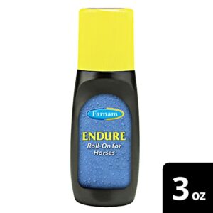 Farnam Endure Roll-On Fly Repellent for Horses, for Sensitive Areas, 3 Ounces