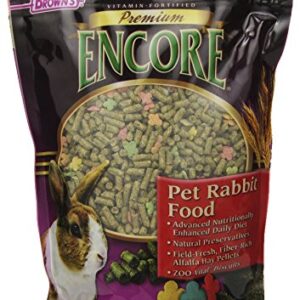 F.M. Brown'S Encore Premium Rabbit Pet Food, 2-Pound