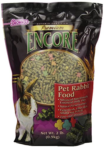 F.M. Brown'S Encore Premium Rabbit Pet Food, 2-Pound