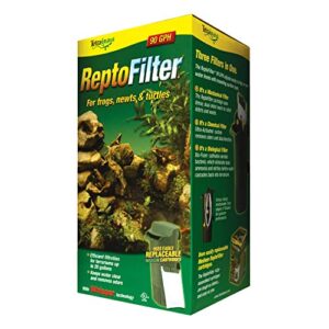 tetra reptofilter, terrarium filtration, keeps water clear, 90 gph