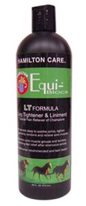 hamilton care equi-block horse leg tightener & liniment light formula, 16-ounce by miraclecorp