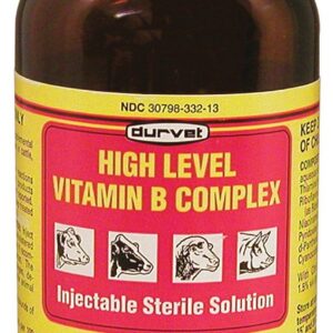 Durvet 101295 High Level Vitamin B Complex Yellow.250Ml