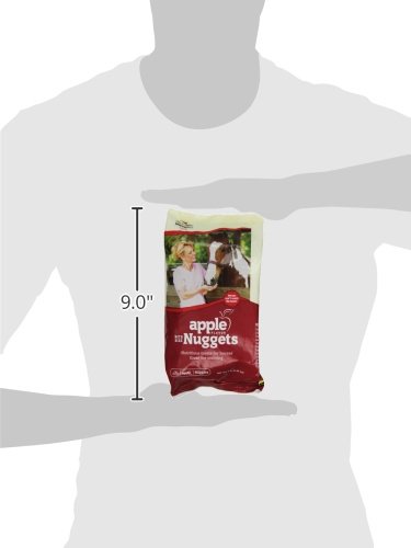 Manna Pro Apple Flavored Bite-Sized Nuggets Horse Treats, 1 lb