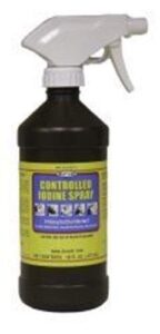 durvet 066548 1 pint controlled iodine spray