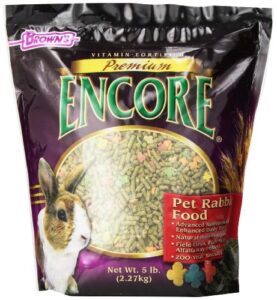 f.m. brown's encore rabbit food, 5-pound