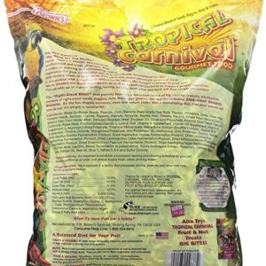 Tropical Carnival F.M. Brown's Gourmet Macaw Food Big Bites for Big Beaks, Vitamin-Nutrient Fortified Daily Diet with Probiotics for Digestive Health - 14lb