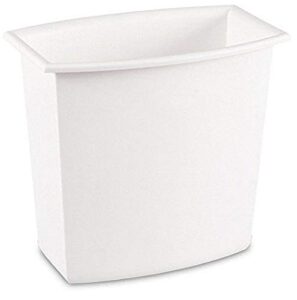 sterilite corp. 10220012 rectangular vanity wastebasket 2 gallons (assorted colors)