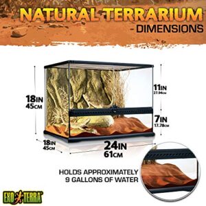 Exo Terra Glass Terrarium Tank - 24 x 18 x 18 Inches