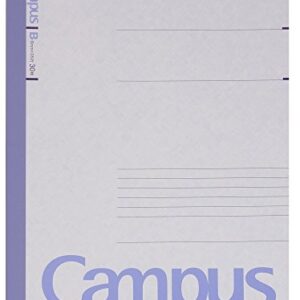 Kokuyo Campus Notebook, B 6mm(0.24in) Ruled, Semi-B5, 30 Sheets, 35 Lines, Pack of 5, 5 Colors, Japan Improt (NO-3CBNX5)