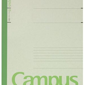 Kokuyo Campus Notebook, B 6mm(0.24in) Ruled, Semi-B5, 30 Sheets, 35 Lines, Pack of 5, 5 Colors, Japan Improt (NO-3CBNX5)