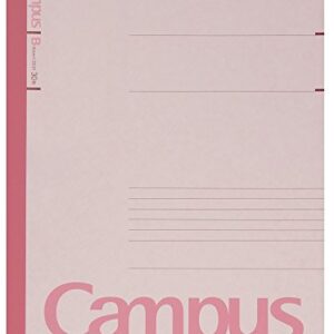 Kokuyo Campus Notebook, B 6mm(0.24in) Ruled, Semi-B5, 30 Sheets, 35 Lines, Pack of 5, 5 Colors, Japan Improt (NO-3CBNX5)