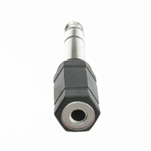 1/4 inch Stereo Male to 3.5mm Stereo Female Adapter