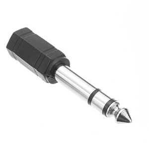 1/4 inch stereo male to 3.5mm stereo female adapter