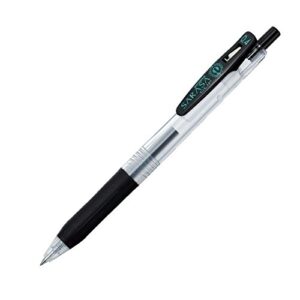 zebra sarasa clip pen 0.4 mm, black (jjs15-bk)