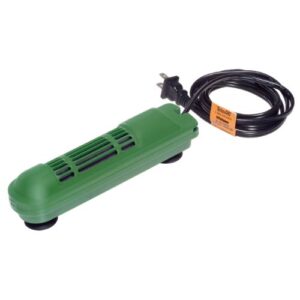 tetra 26445 fauna aquatic reptile heater for frogs, newts & turtles,100 watt,green