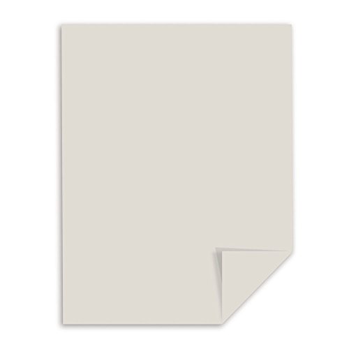 Neenah Wausau Paper 82341 Vellum Bristol Cover Stock, 8-1/2 x 11, 67-lb., Gray, 250 Sheets/Pack