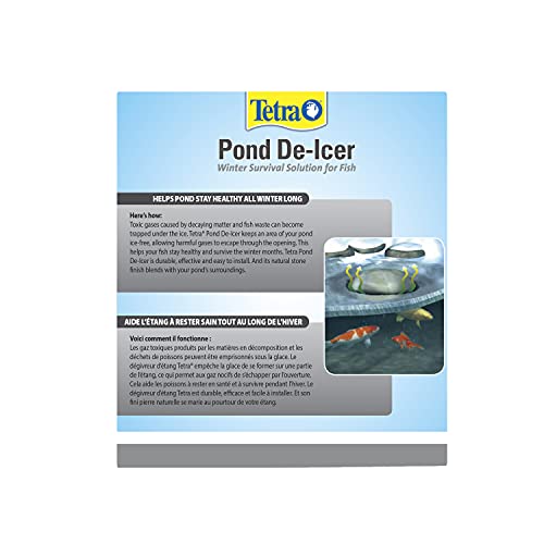 TetraPond De-Icer, Winter Survival Solution For Fish, UL Listed