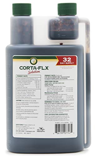 Manna Pro Corta-FLX Solution Quart Equine Joint Flex Supplement, Grey (BC025284)