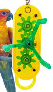 lucky bird toys gear head 12in length small bird toy