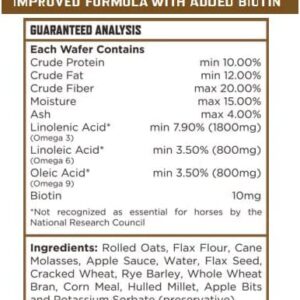 Majesty's Omega Wafers - Superior Horse / Equine Skin, Coat, and Immune Support Supplement - Omega 3, 6, 9, and Biotin - 60 Count (2 Month Supply)