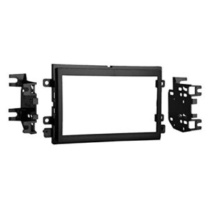 metra 95-5812 double din installation kit fits select 2004-2019 ford vehicles -black.