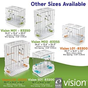 Vision M01 Wire Bird Cage, Bird Home for Parakeets, Finches and Canaries, Medium