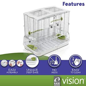 Vision M01 Wire Bird Cage, Bird Home for Parakeets, Finches and Canaries, Medium